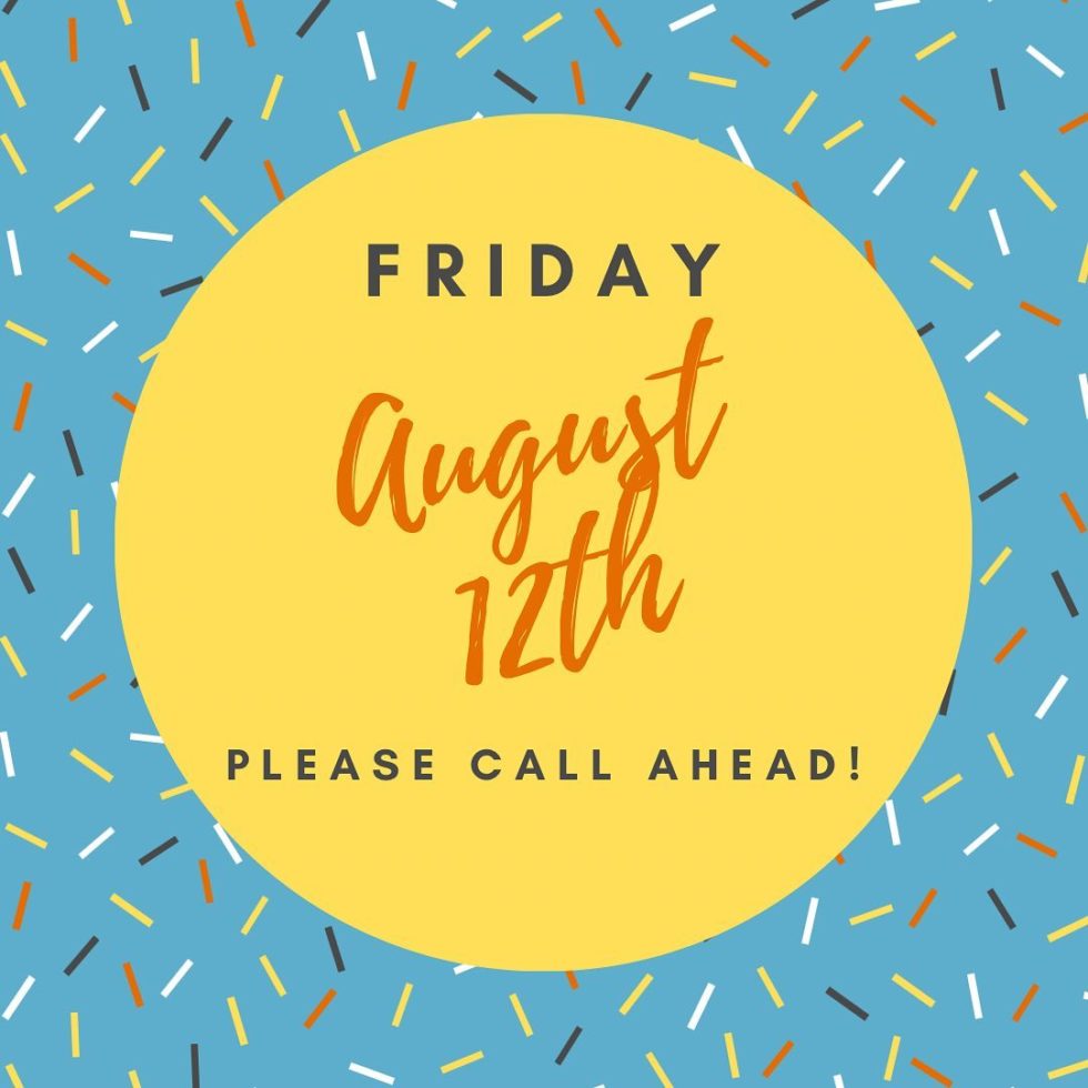 Happy Friday! We just want to let everyone know that we have a big ...